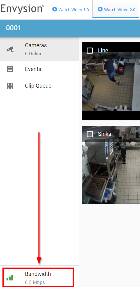 Bandwidth Indicator - Envysion Learning