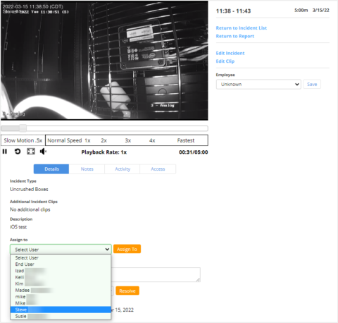 Assigning Incidents - Envysion Learning