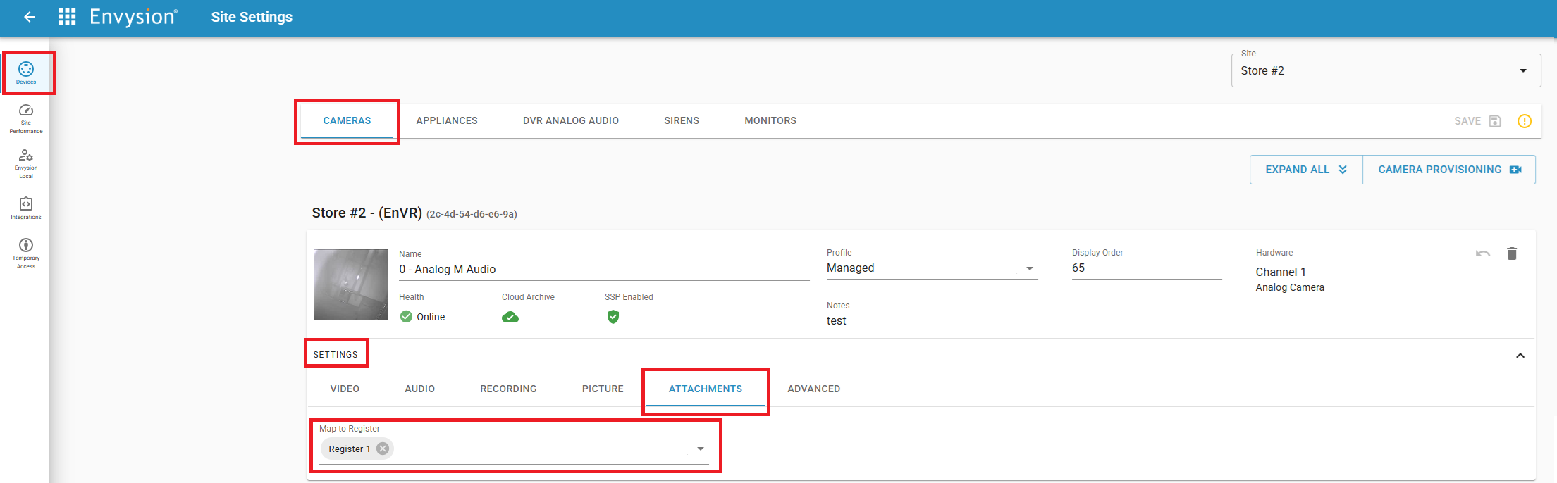 Register Mapping - Envysion Learning