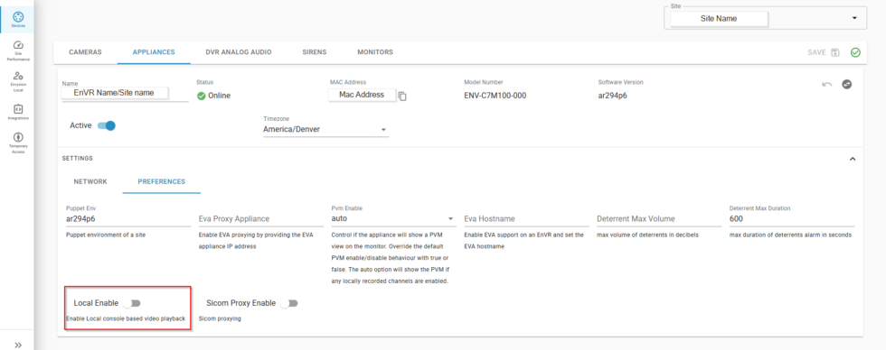 Enabling Envysion Local for a Site - Envysion Learning