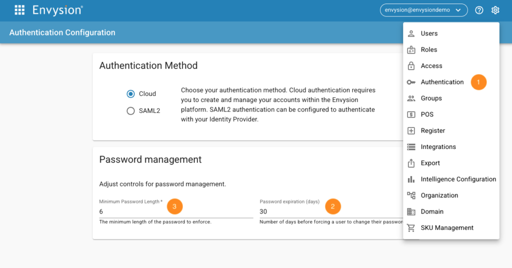 Password Management - Envysion Learning